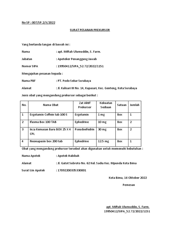 SP Prekursor PSS | PDF