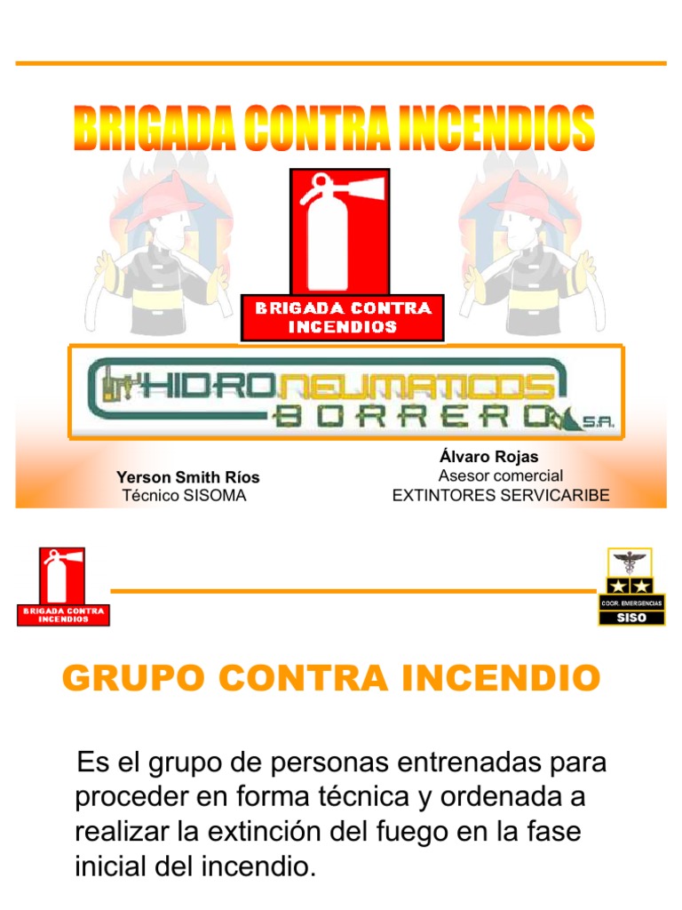 Capacitacion Brigada Contra Incendios | PDF