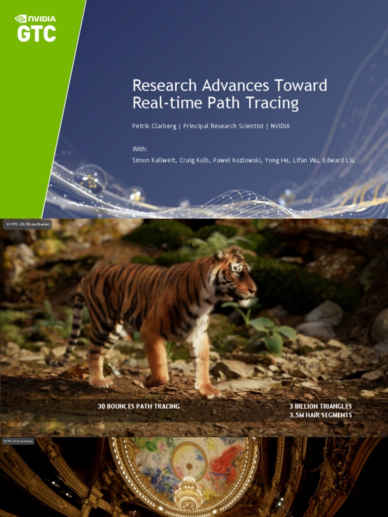 Research Advances Toward Real Time Path Tracing Gtc 2022 Pdf Shader Rendering Computer