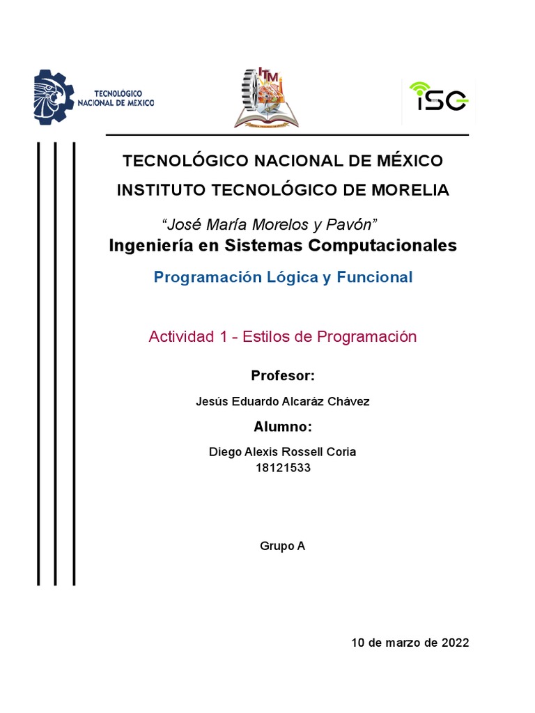 Paradigmas de Programación en Prolog | PDF | Objeto (informática ...