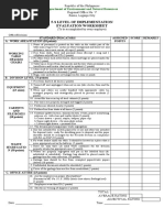 Rubrics For Classroom Cleanliness Assessment | PDF | Waste | Teaching ...