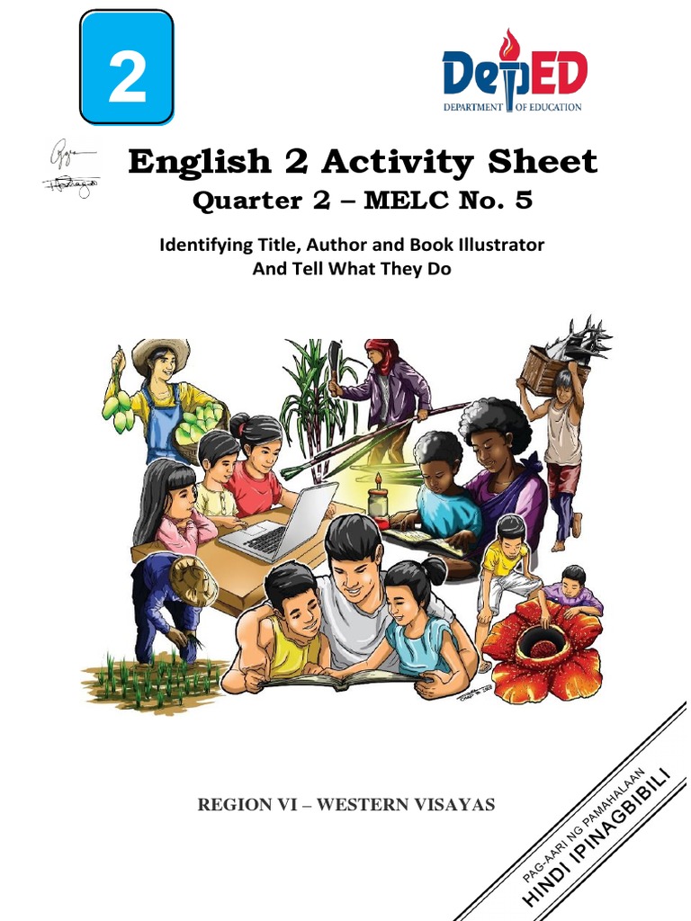 LAS-English-G2 - Q2 - LAS 5 - Identify-Title-Author-And-Book-Illustrator-And-Tell-What-They-Do ...
