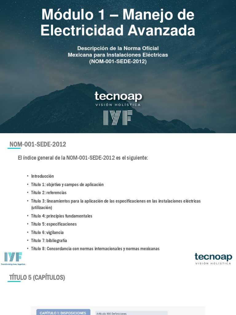 S2 - Descripcion de La NOM-001-SEDE-2012 | PDF