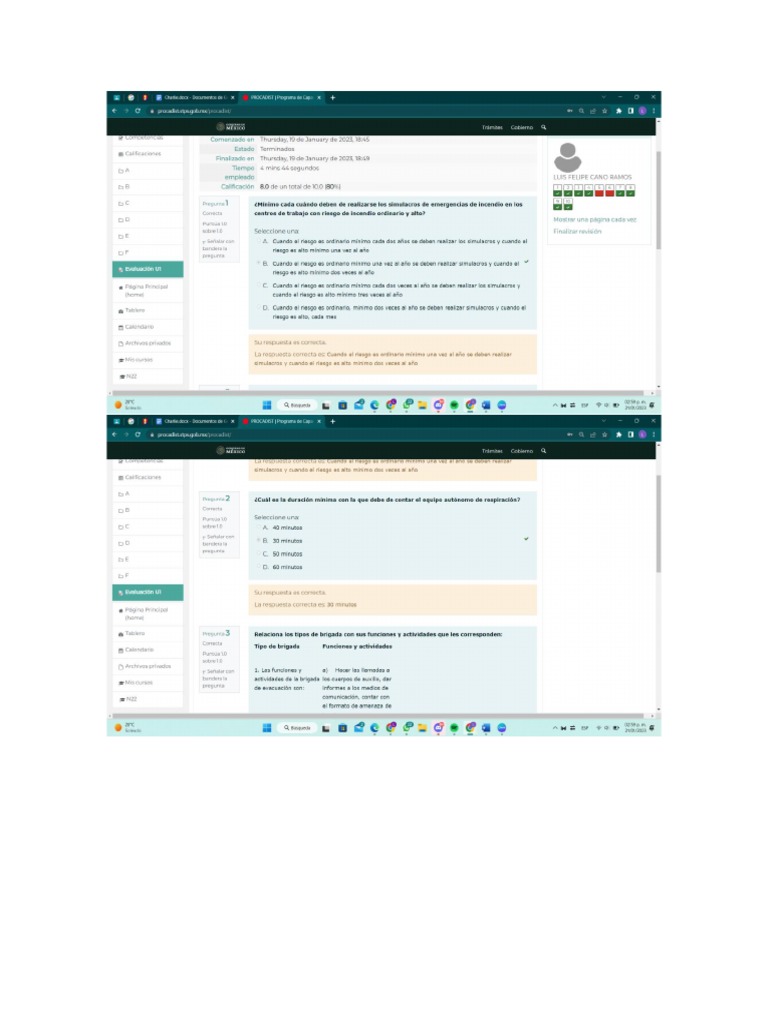 Respuestas NOM 002 (Parte 2) | PDF