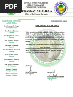 Bgy Tanod Id 1-2-2 | PDF | Philippines