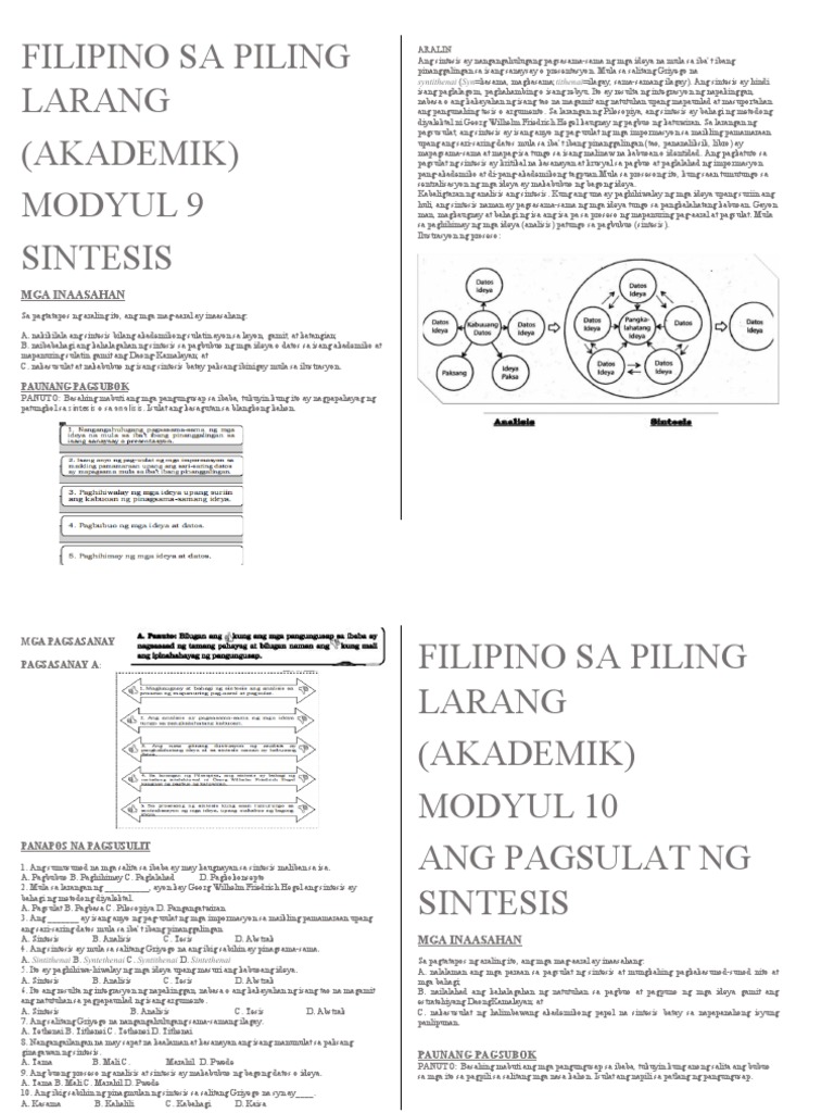 Akad Midterm Week 3-4 (Modyul 9-18) | PDF