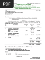 Quotation For Door - Info (10 Doors) | PDF