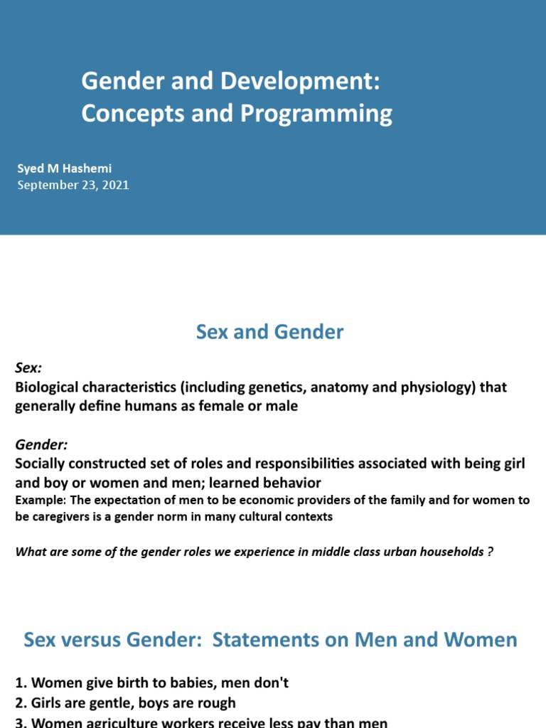 Understanding Gender Inequality Dynamics | PDF | Empowerment | Gender