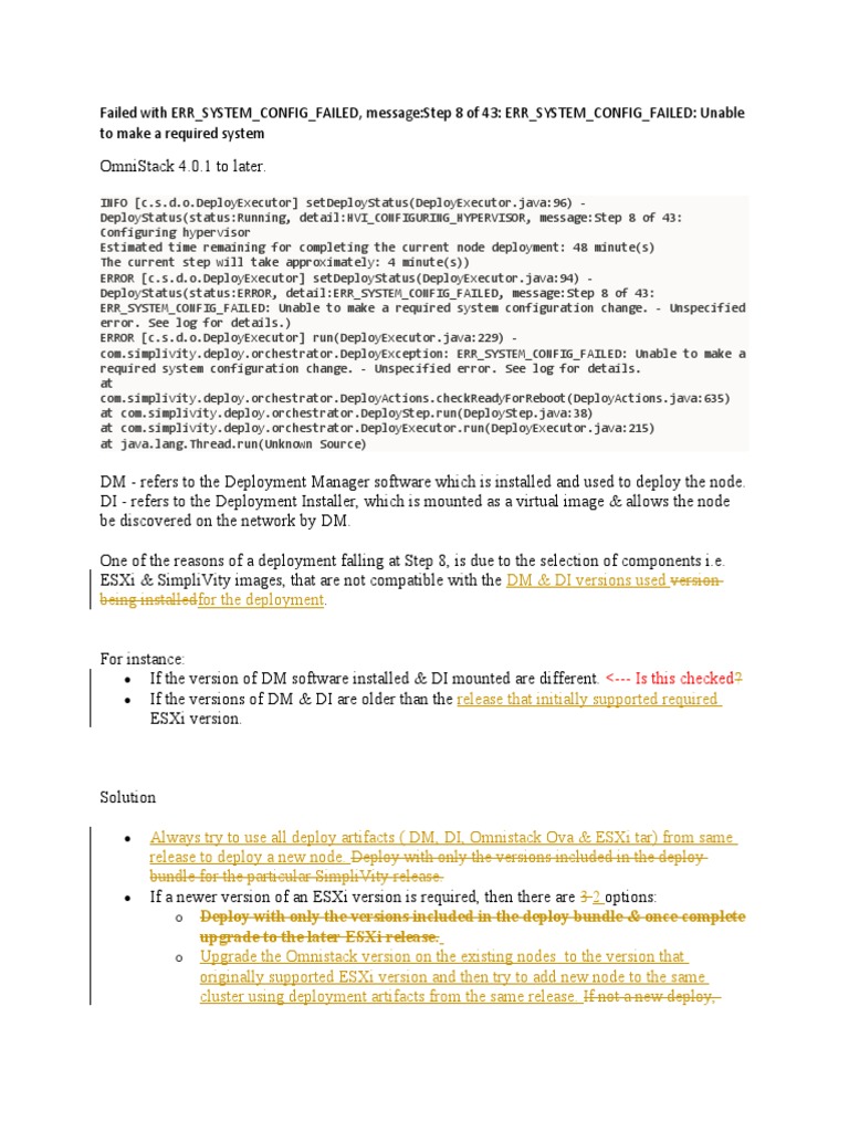 ERR SYSTEM CONFIG FAILED v1 | PDF | Java (Programming Language) | Operating System Families
