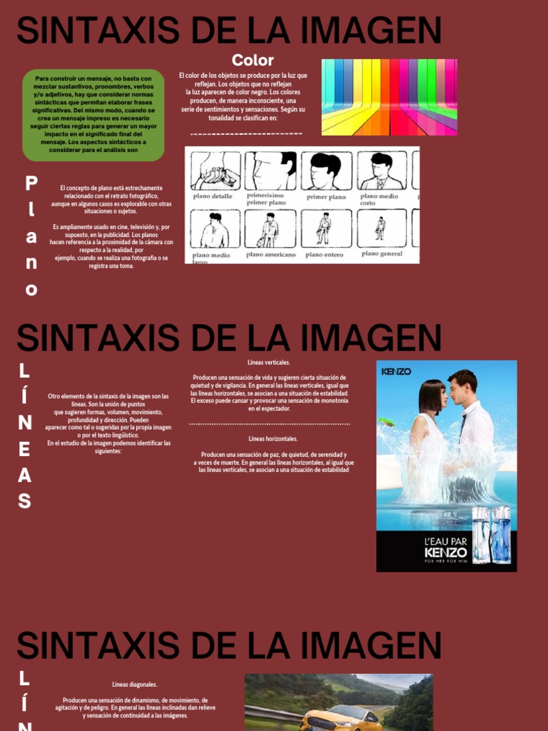 Sintaxis de La Imagen | PDF | Perspectiva (Gráfica) | Sintaxis