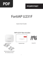 Fortiap U431F/U433F: Quick Start Guide | PDF | Ip Address | License