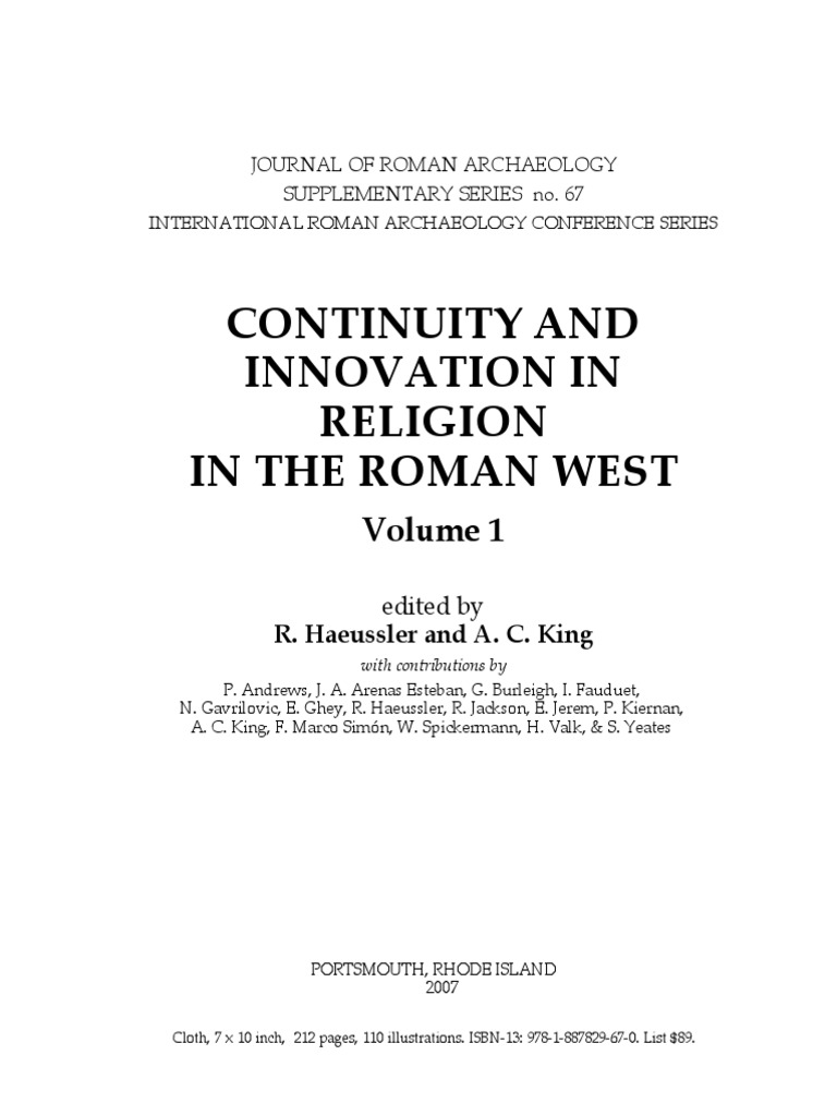 Haussler and King Edd Continuity and Inn | PDF | Gaul | Ethnicity