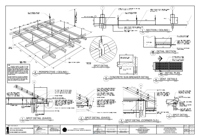 Section (Ceiling) 7: Spot Detail | PDF | Queensland Heritage Register ...
