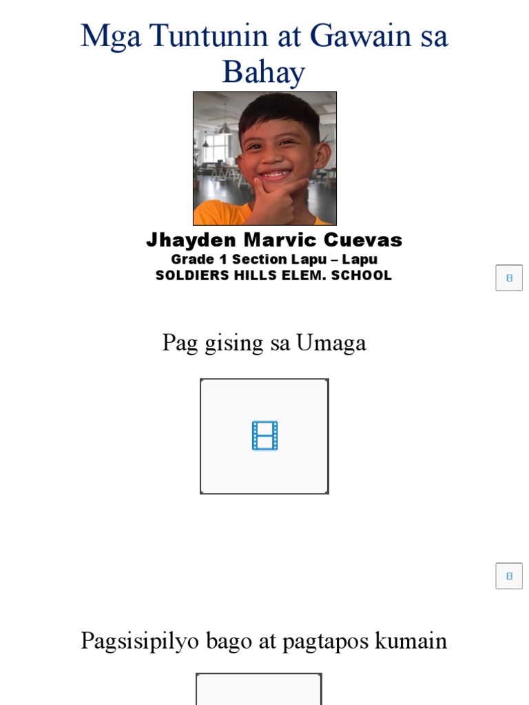 Mga Tuntunin at Gawain Sa Bahay | PDF