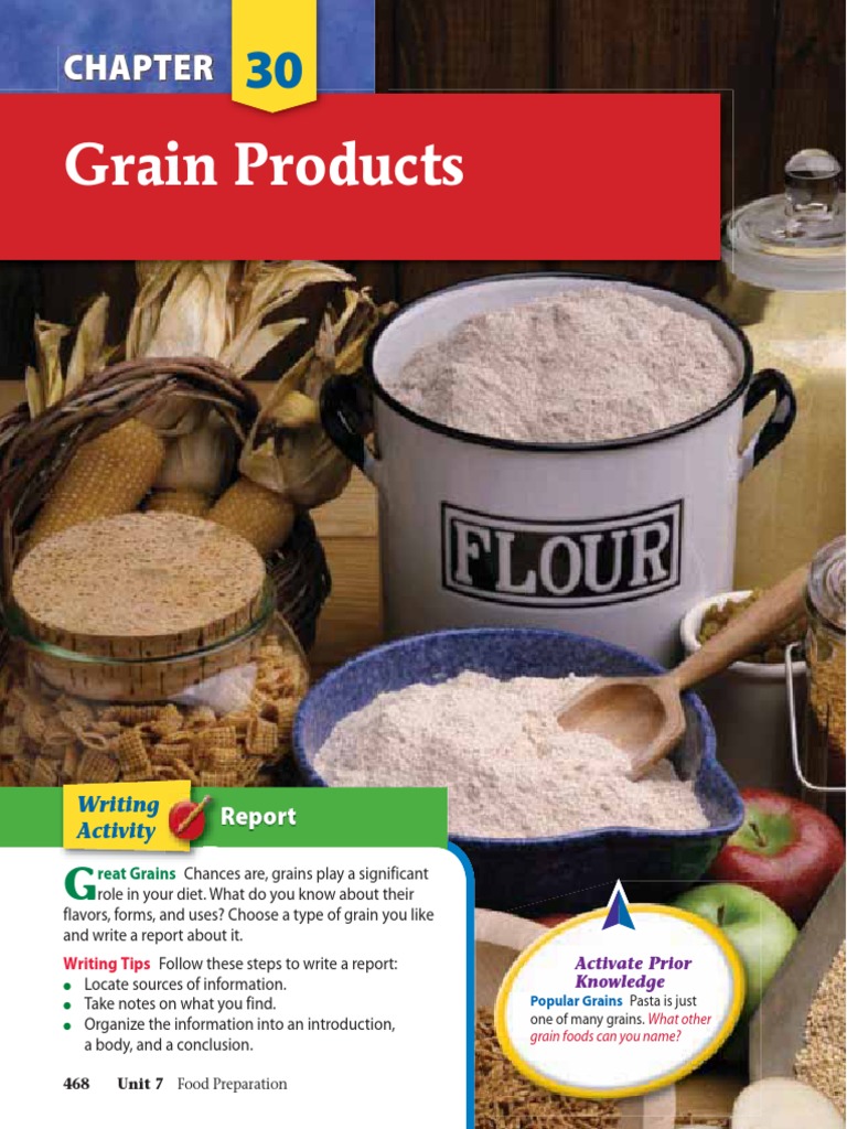 Grains | PDF | Whole Grain | Pasta