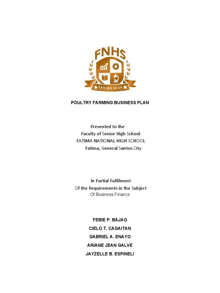 Poultry Farming Business Project | PDF | Sales | Poultry