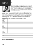 Poem Plaits Analysis | PDF