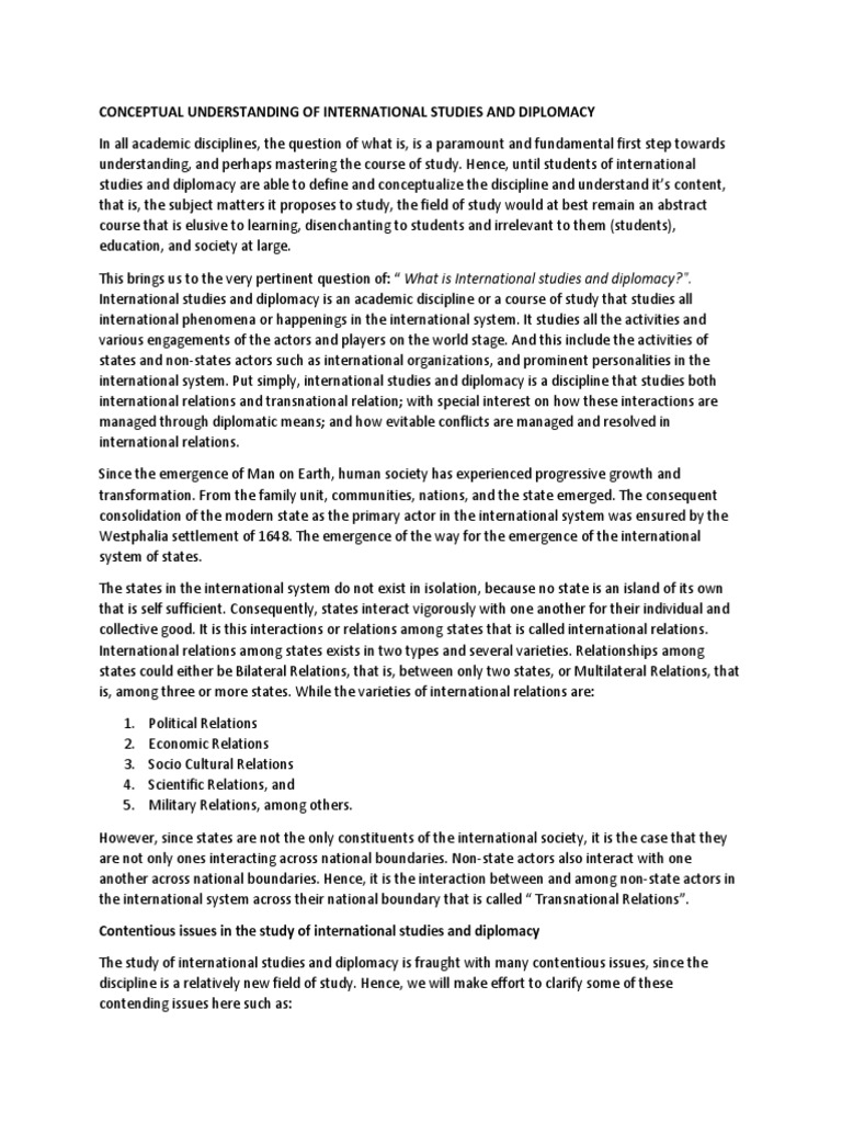 Isd 110 | PDF | International Law | International Relations