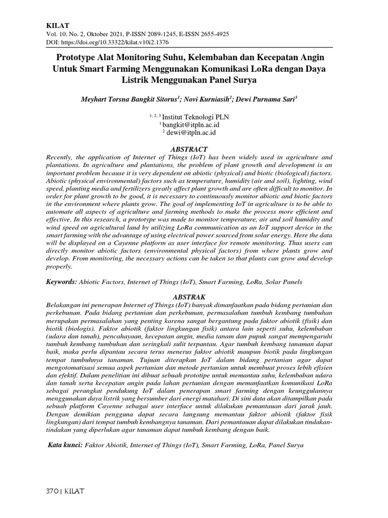 1376-Article Text-6585-2-10-20211203 | Descargar gratis PDF | Internet Of Things | Computing