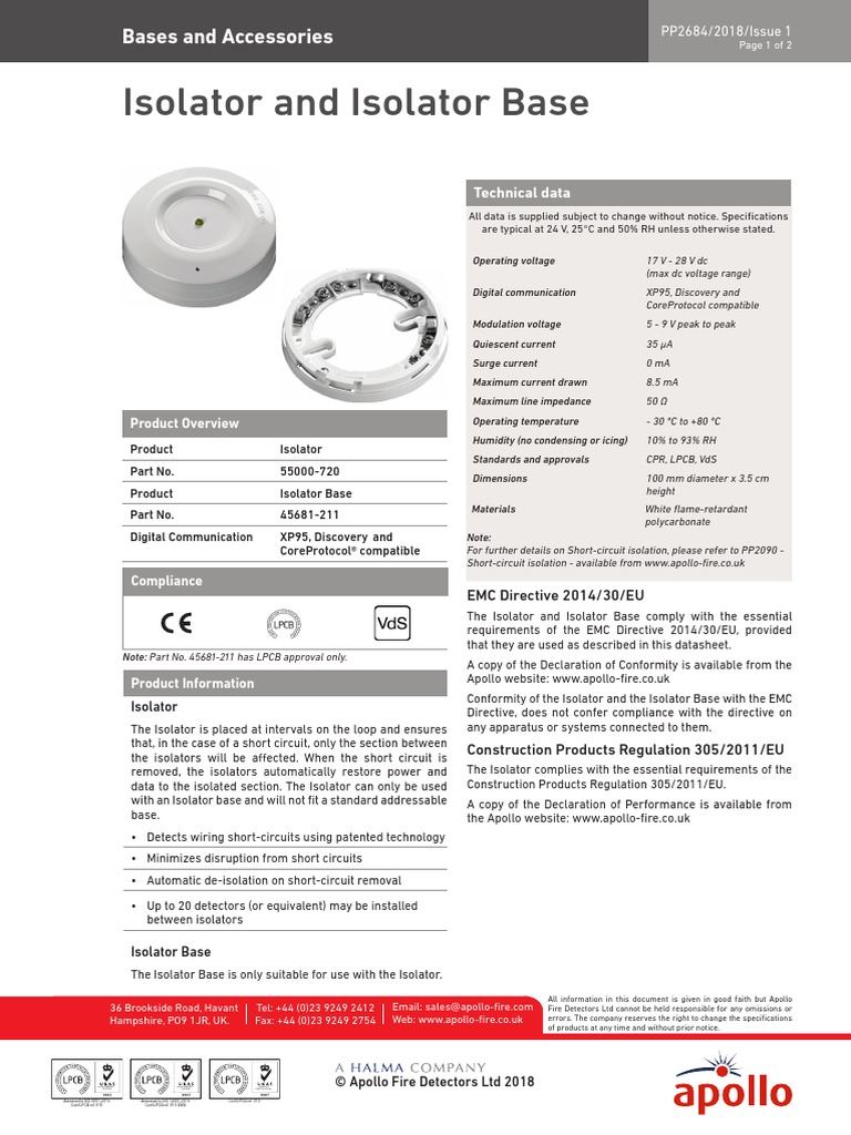 55000-720 Fault Isolator Module | PDF | Electromagnetic Compatibility ...