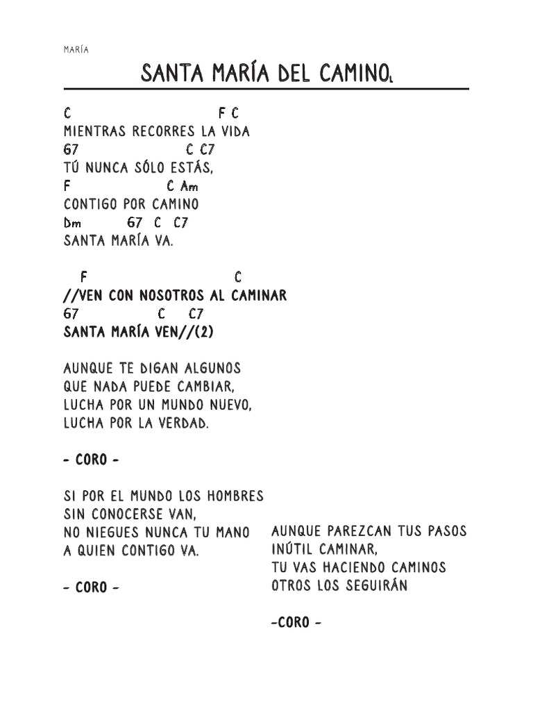 Santa Maria Del Camino | PDF