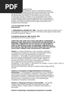 RA 9516 - Firearms Law | PDF | Double Jeopardy | Decree