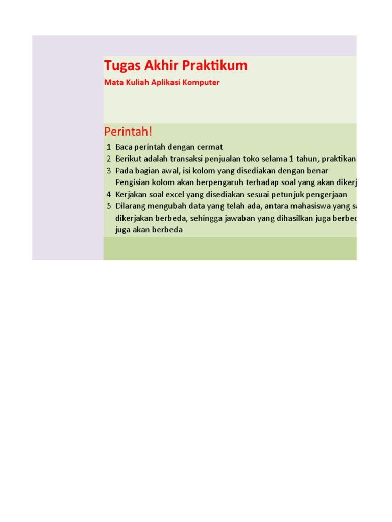 2-Transaksi Penjualan Toko Amel Punya | PDF