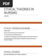Five Ethical Theories | PDF | Utilitarianism | Philosophical Theories