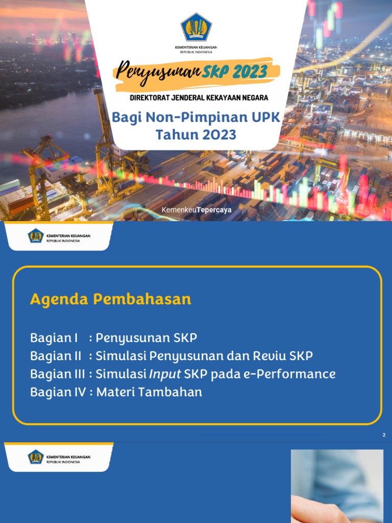 Penyusunan SKP Non Pimpinan UPK Tahun 2023 | PDF | Komputer | Teknologi & Rekayasa