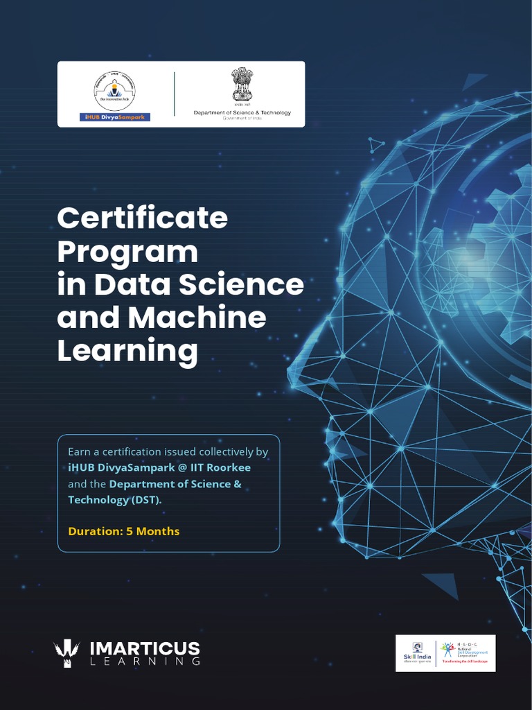 IHUB Data Science Program Brochure | PDF | Data Science | Statistics