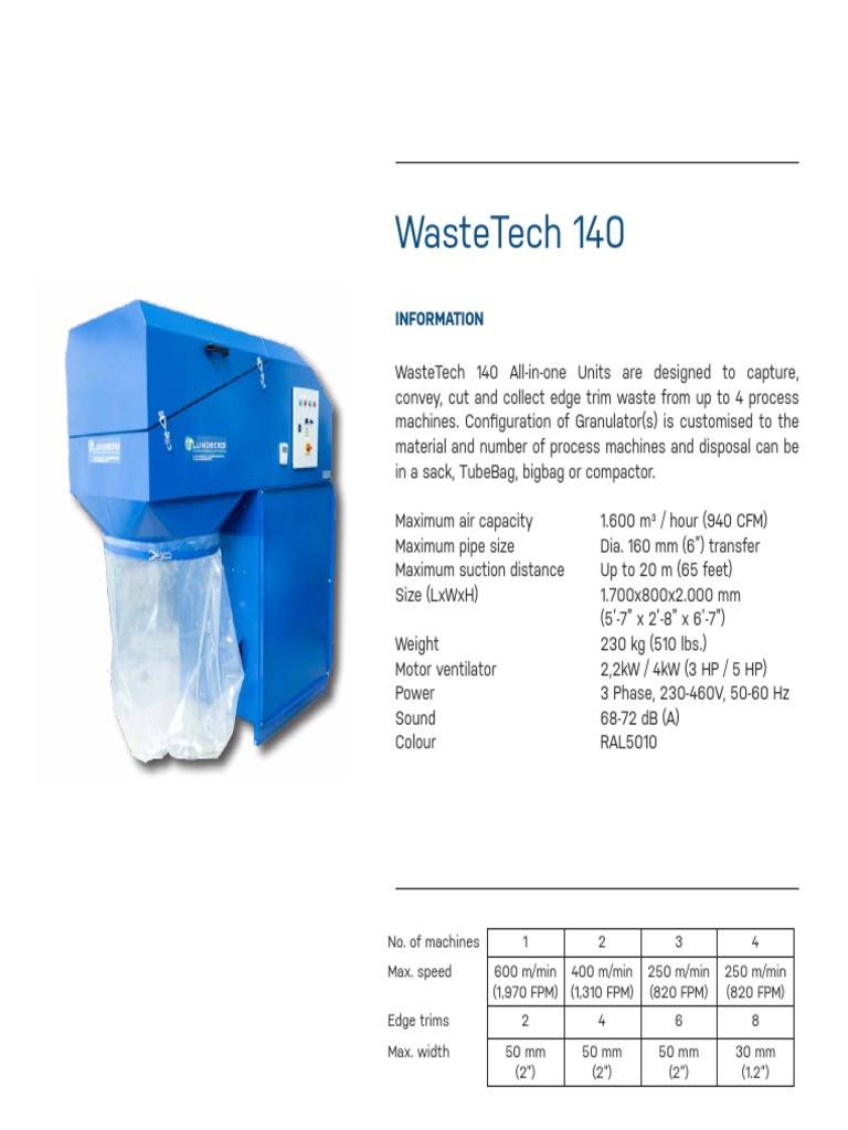 WasteTech 140 | PDF