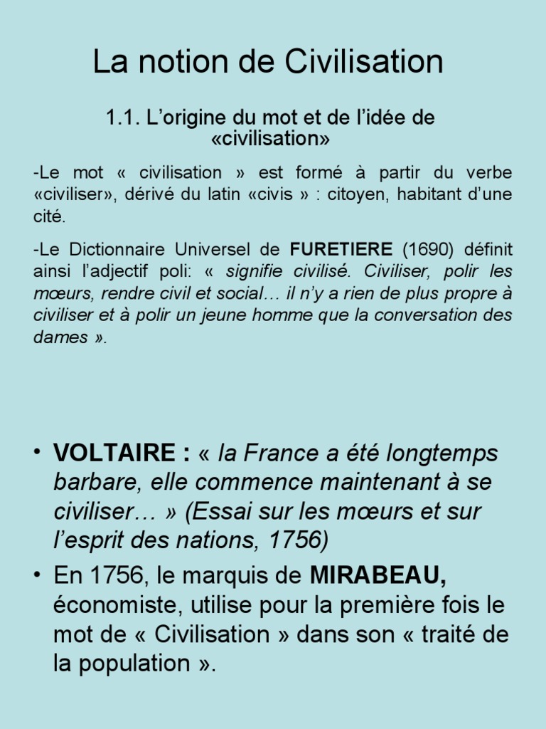 La Notion de Civilisation - ppsGEOP 2COURS | PDF | Groupes ethniques ...