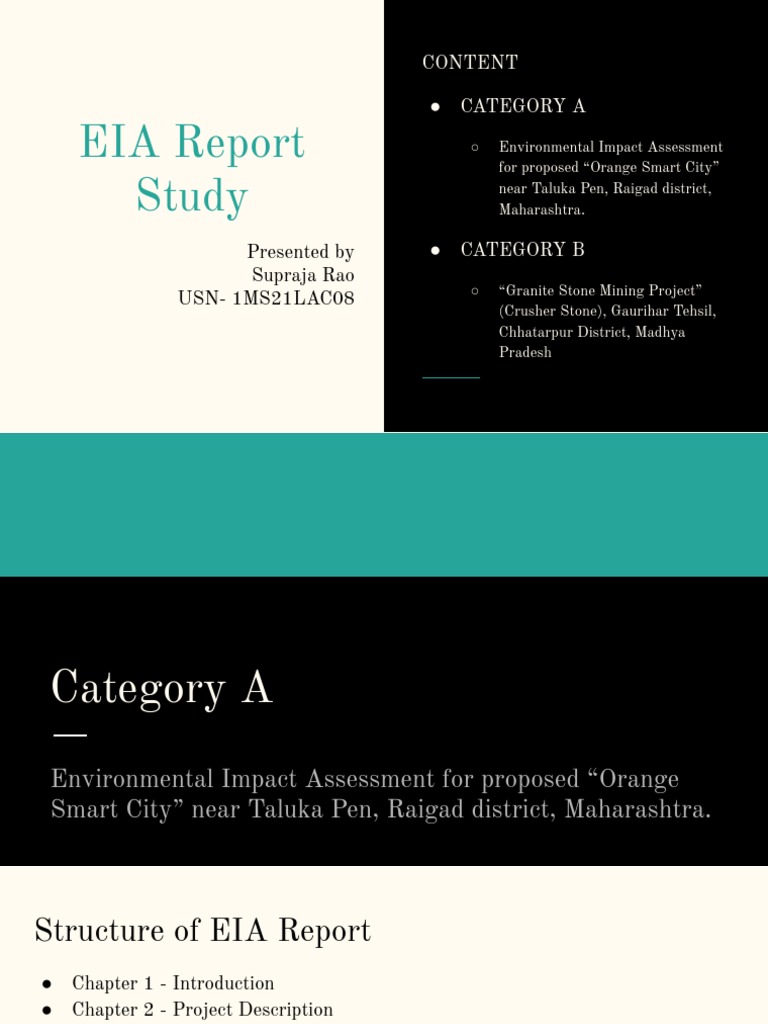 EIA Report: Orange Smart City & Granite Mining | PDF