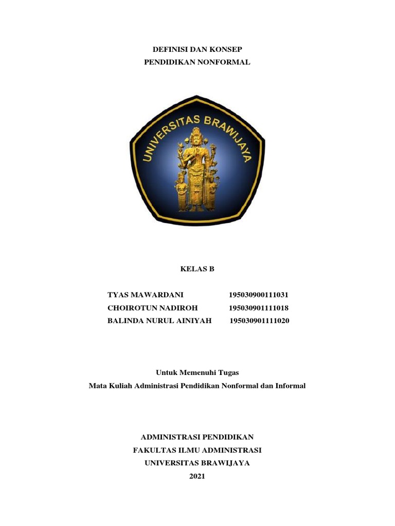 Definisi dan Konsep Pendidikan Nonformal | PDF