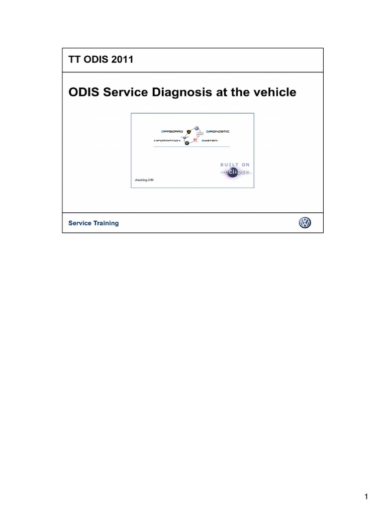 ODIS Service Diagnisis at The Vehicle en | Download Free PDF | Medical Diagnosis | Memory