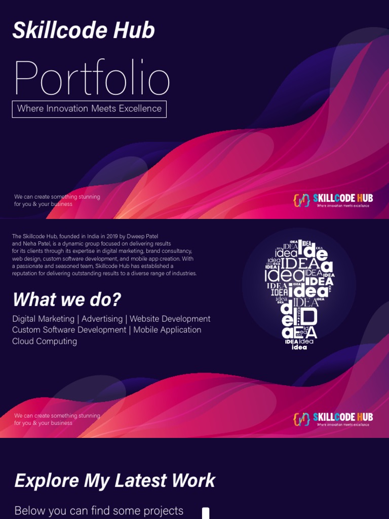 Skillcode Hub Portfolio 2023 | PDF