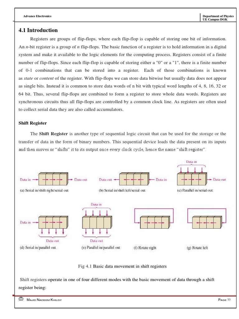 Counters and Registers | PDF | Electronic Design | Computer Engineering