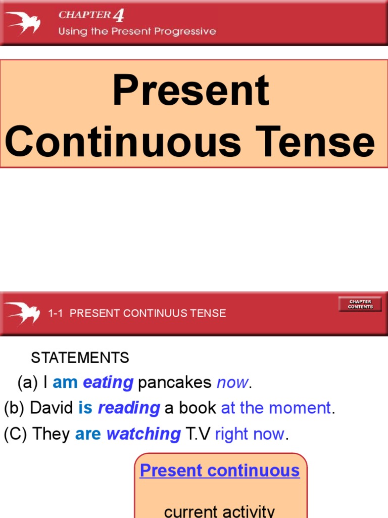 Present Continuous | PDF | Linguistics | Languages