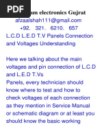 All LCD - LED Panel Voltage | PDF | Power Supply | Direct Current