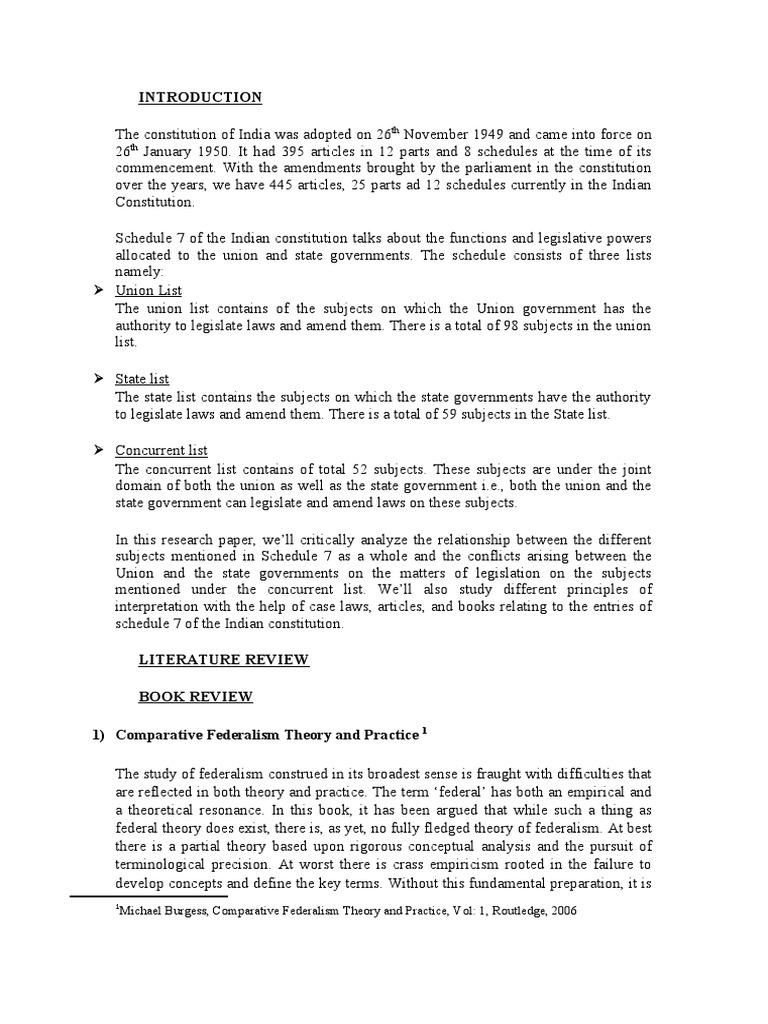 SYNOPSIS For Constitutional Law Project 3 | PDF | Constitution | Federalism