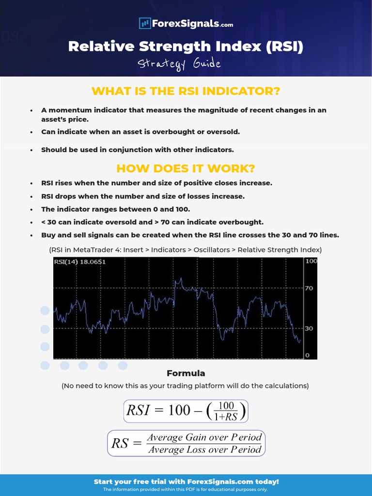 RSI Trading Strategy Guide | PDF | Business | Finance & Money Management