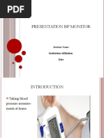 Home Blood Pressure Diary | PDF | Blood Pressure | Hypertension