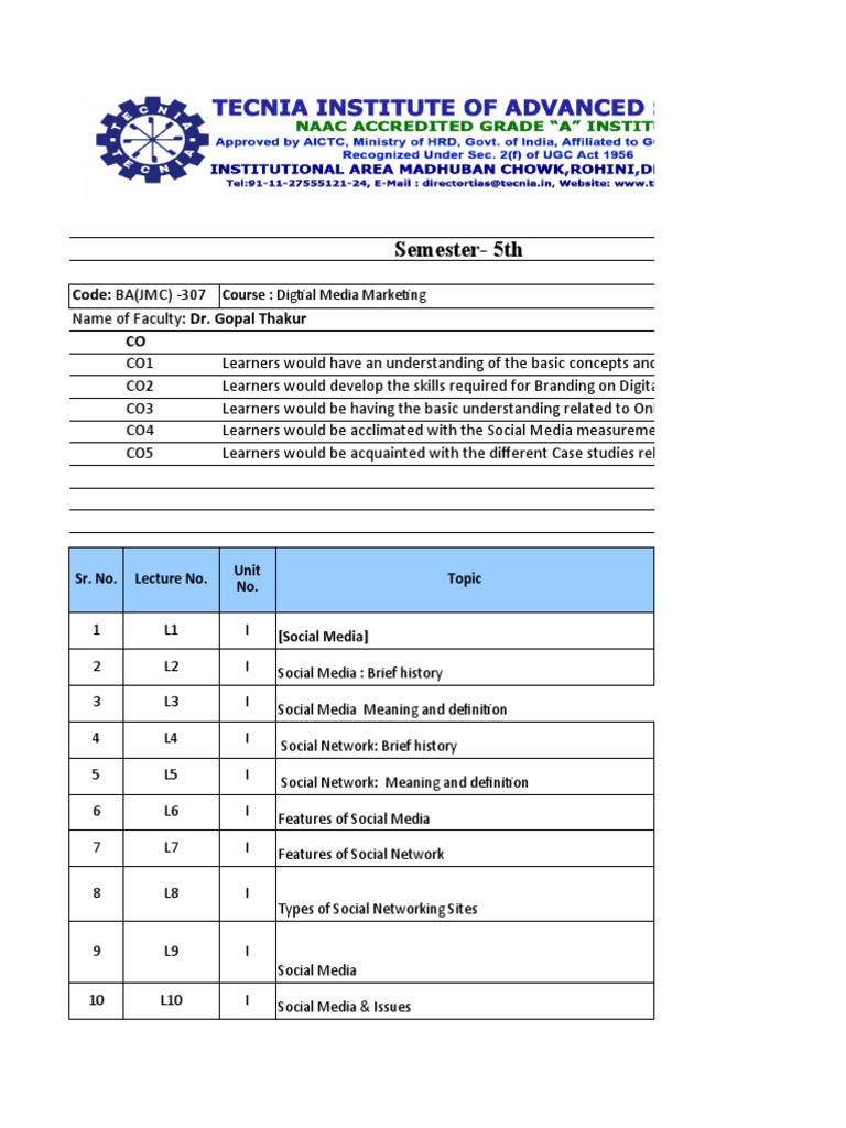 LP 307 Elective | PDF | Multimedia | Social Media