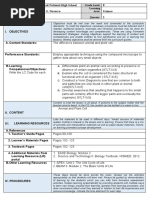7 Es SEMI DETAILED LESSON PLAN IN SCIENCE 7ES | PDF | Organelle | Cell ...