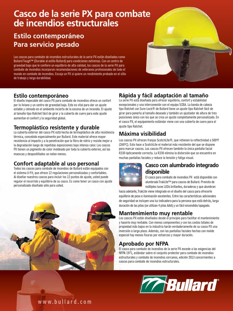 FT Casco PX Bullard | PDF | Casco | Diodo emisor de luz