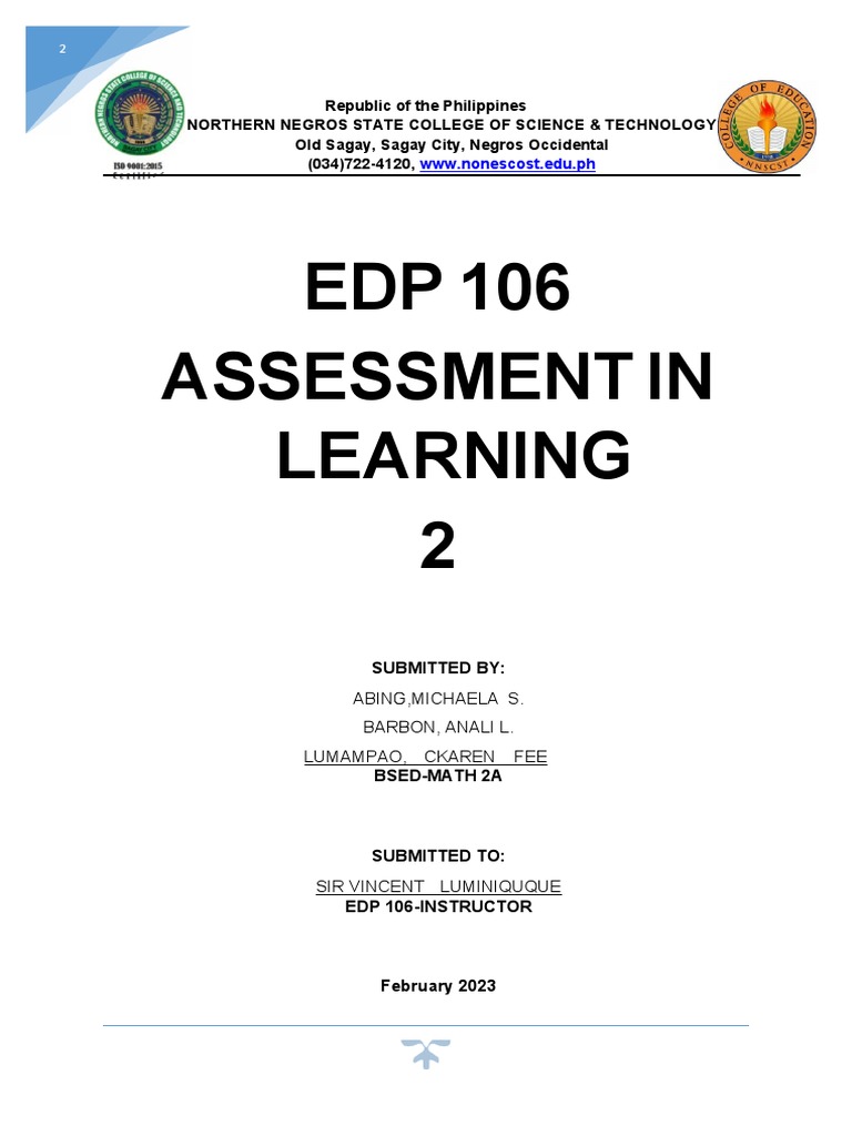 learning-targets-for-performance-and-product-oriented-assessment-pdf