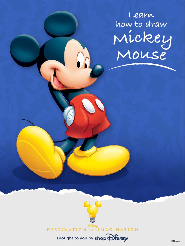 Draw Mickey Mouse Guide | PDF
