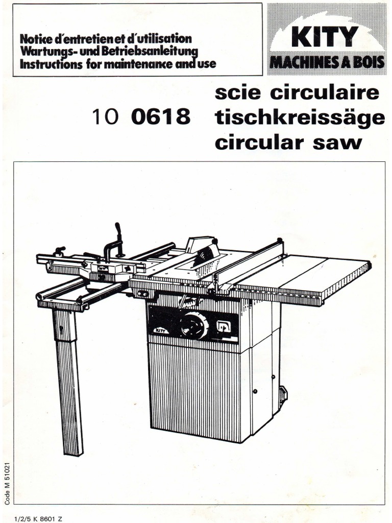 Kity 618 Manuel | PDF