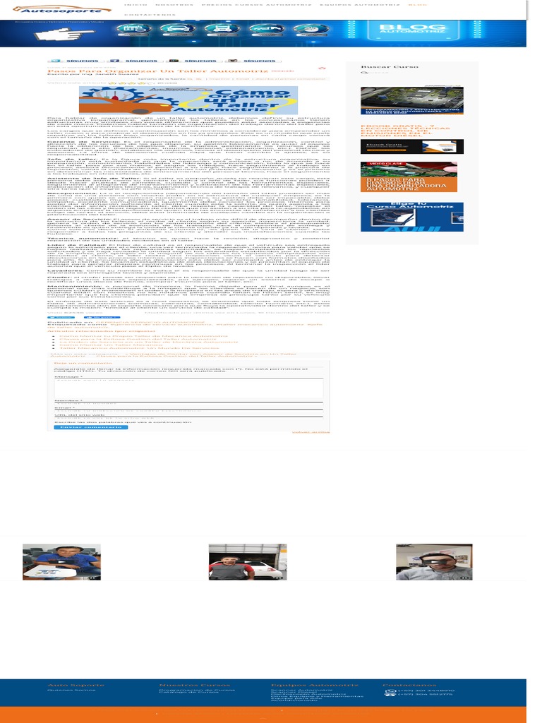 Pasos Para Organizar Un Taller Automotriz | PDF