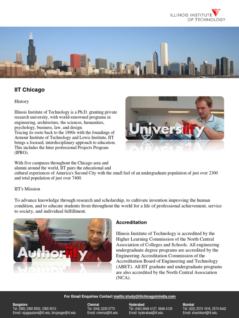 IIT Brochure | PDF | University And College Admission | Postgraduate ...